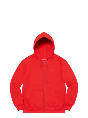 Supreme Supreme Small Box Zip Up Hooded Sweatshirt Red