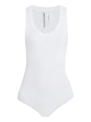 Alaïa ALAIA Sleeveless Tank Bodysuit Blanc