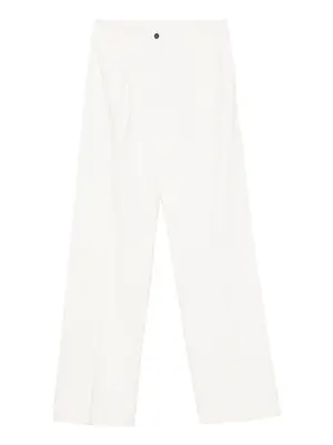 N°21 Pleated Trousers - White