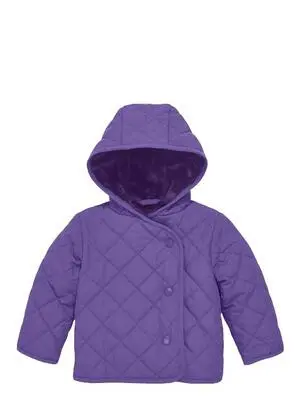 PRIMARY Quilted Fleece-lined Puffer Jacket - Violet