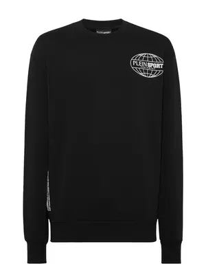 PLEIN SPORT Crew Neck Sweatshirt - Blue