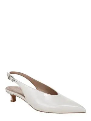 Naturalizer Nicolette Slingback Kitten Heel Pumps - Warm White