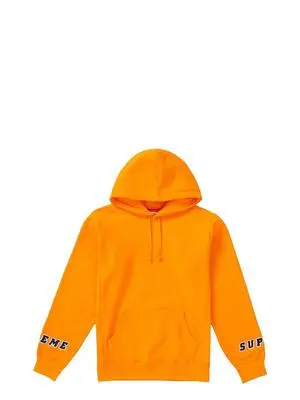 Supreme Logo Hooded Sweatshirt - Orange