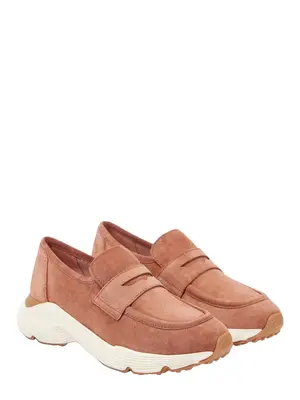 TOD'S Suede Sneakers - Beige
