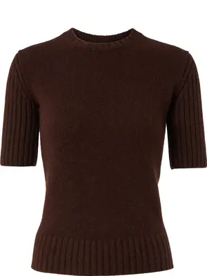 Khaite Mia Cashmere Sweater - Burgundy