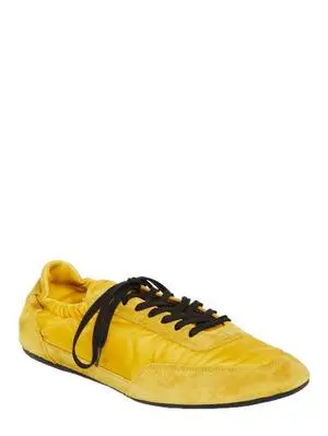 Prada Prada Collapse Mixed Media Low Top Sneaker F0388-topazio