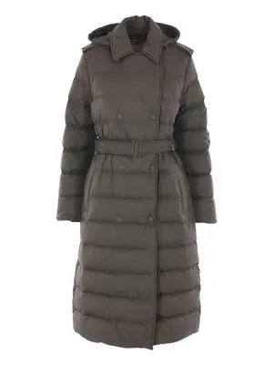 Burberry Long Down Jacket - Shale