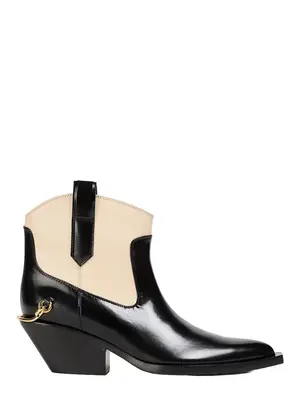 Zimmermann Duncan Leather Cowboy Boots - Black