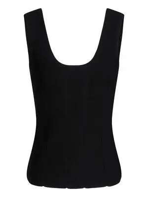 Zimmermann Knitted Tank Black
