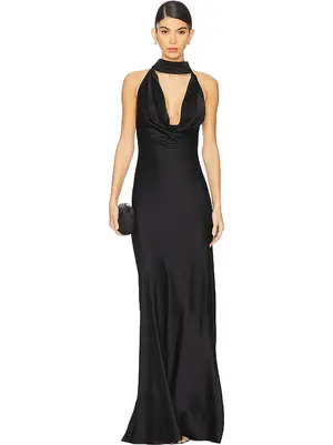 STONE COLD FOX X Amelia Gown - Black
