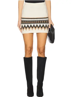 SEROYA Sierra Mini Skirt - Eggshell