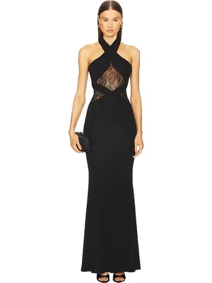 MICHAEL COSTELLO X Calithea Gown - Black