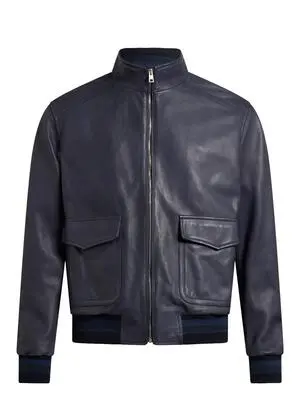 ETRO ETRO Leather Bomber Jacket