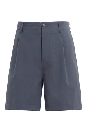 Marni Virgin Wool Tailored Shorts - Grey