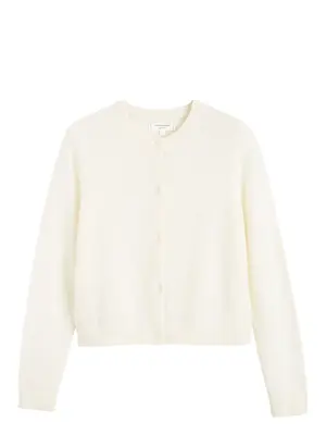 CHINTI & PARKER Chinti & Parker Cropped Cashmere Cardigan