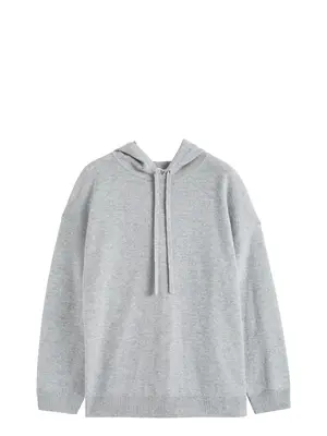 Chinti & Parker Knitted Hoodie - Grey