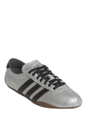 Adidas Adidas Tokyo Decon Low Top Leather Sneakers Silver Metallic/ Black/ Gum