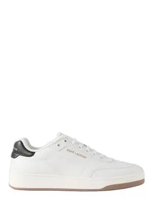Saint Laurent Sl/61 Leather Sneakers - White