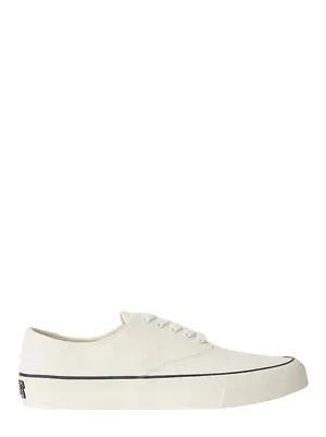 Ralph Lauren Canvas Sneakers - Deckwash White