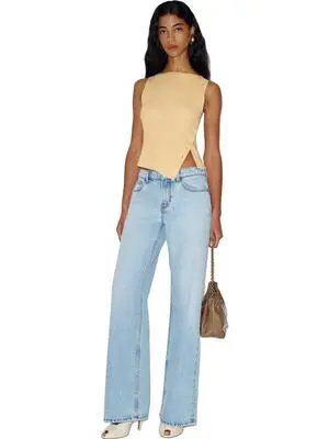 REFORMATION Hudson Knit Top