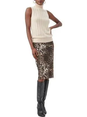 Trina Turk Trina Turk Onassis Knit Top Sahara Stone