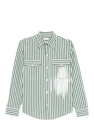 FURSAC Striped Shirt - Green