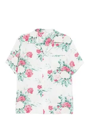 FURSAC Floral-print Shirt - White