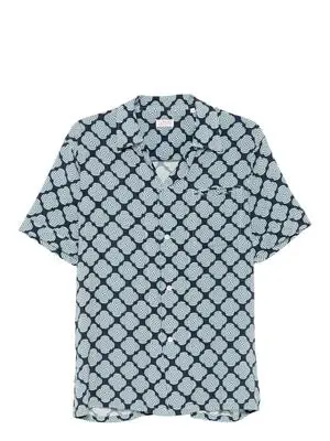 FURSAC Abstract Pattern Shirt - Blue