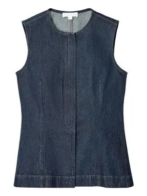 Cos Sleeveless Denim Top Indigo