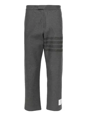Thom Browne Mid-rise Tapered Trousers - Blue