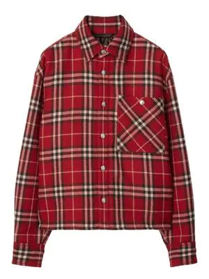 BURBERRY Burberry Check Wool Shirt