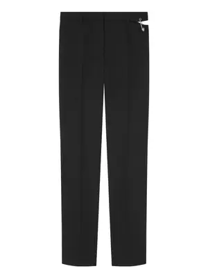 Versace Safety Pin Trousers - Black