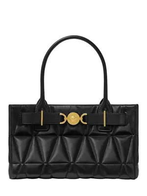 Versace Medusa '95 Quilted Tote Bag - Black