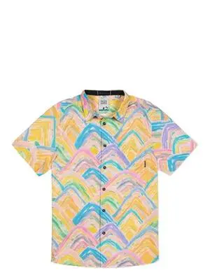 BAJA LLAMA Rainbow Mountains7-seas Button Up - Multi