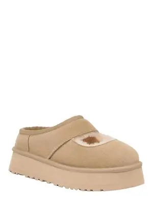 UGG UGG(r) Bea Shearling Lined Platform Mary Jane Mustard Seed