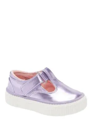 TUCKER + TATE Tucker + Tate Tabitha T-Strap Flat Purple Montana Metallic