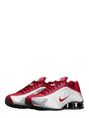 Nike Shox R4 Sneaker - Silver/red