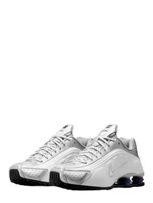 Nike Nike Shox R4 Sneaker White/metallic Silver