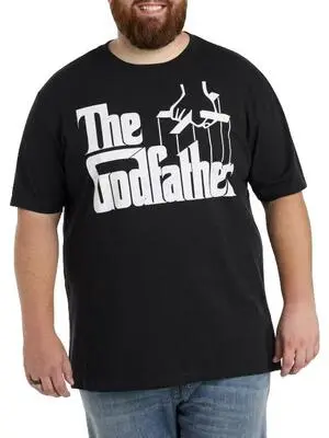 TRUE NATION BY DXL Big & Tall The Godfather Graphic Tee - Black