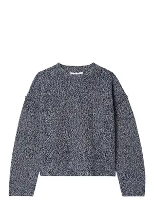 Proenza Schouler White Label Remy Cotton-blend Sweater - Blue