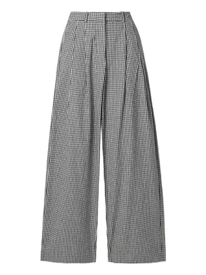 Proenza Schouler White Label Amber Gingham Pants - Multi