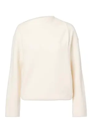 Max Mara Oxa Cashmere And Wool Sweater - White
