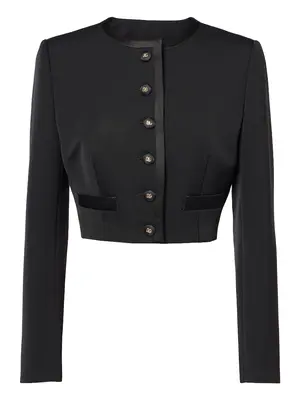 Dolce & Gabbana Cropped Jacket - Black