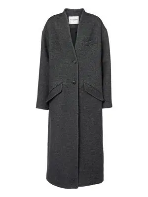 MARANT ETOILE Eris Wool-blend Coat - Grey