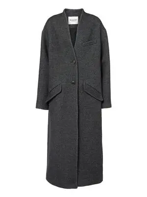 MARANT ETOILE Eris Wool-blend Coat - Grey