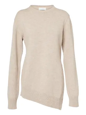 JIL SANDER Wool And Cashmere Sweater - Beige