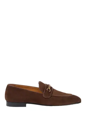 TOM FORD Liam Chain-detail Loafers - Brown