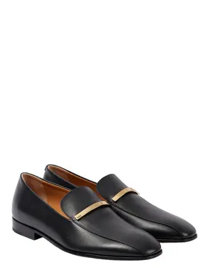 TOD'S Leather Loafers - Black
