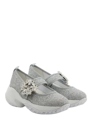 ROGER VIVIER Viv Run Sneakers - Silver