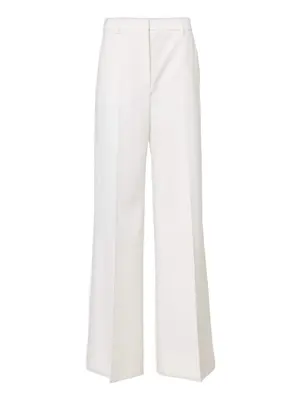 Stella McCartney High-rise Wide-leg Pants - White